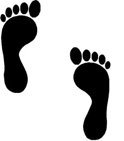 Foot Print Stencil 1 by Stencil Studio - MakerWorld
