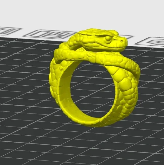 Ring, Year of the Snake Limited Edition by Yun Peng - MakerWorld