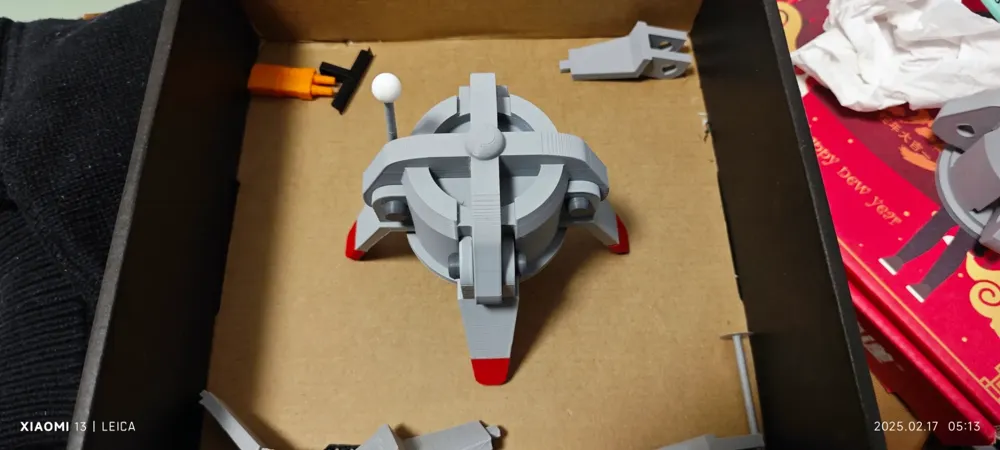 Factorio Logistics Robot - Free 3D Print Model - MakerWorld