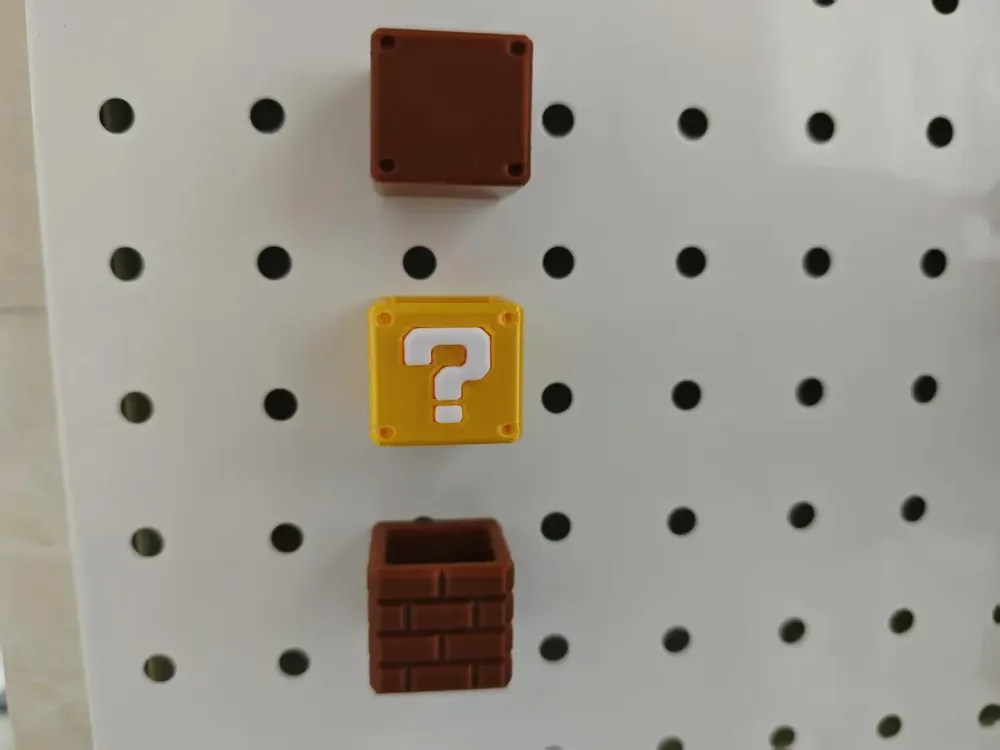 Mario Block Magnets - Free 3D Print Model - MakerWorld