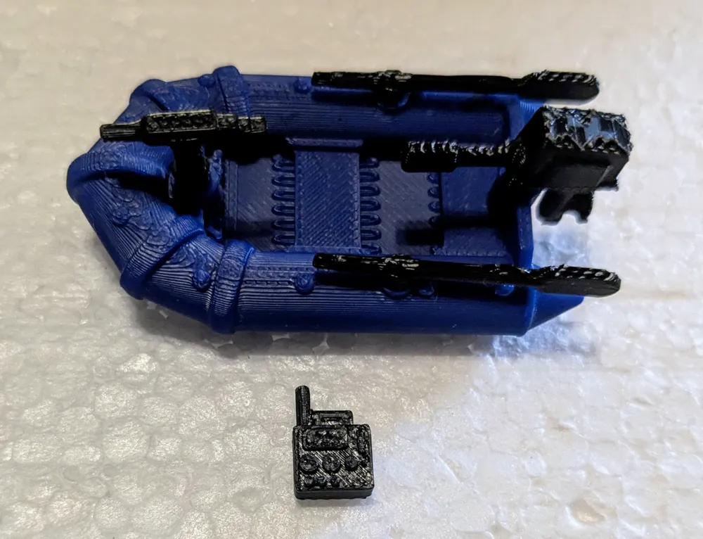 GI Joe Cobra Night Landing Raft with Trailer - Free 3D Print Model ...