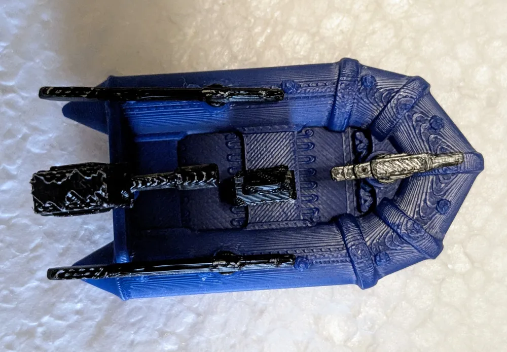 GI Joe Cobra Night Landing Raft with Trailer - Free 3D Print Model ...