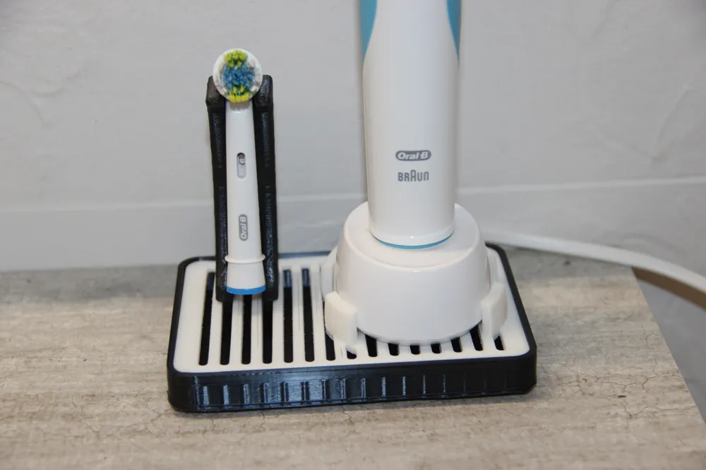 Electric Toothbrush Base by Wood & Handcraft - MakerWorld