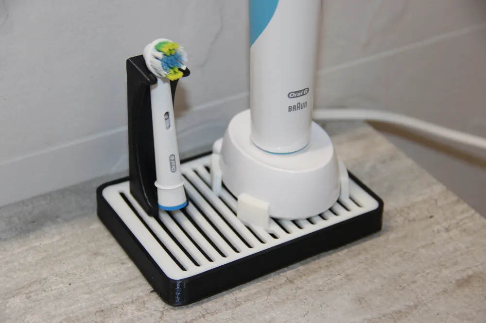 Electric Toothbrush Base by Wood & Handcraft - MakerWorld