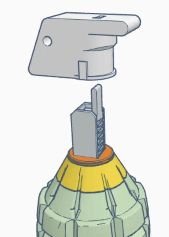 V40 Mini Grenade | World's Smallest| Flying handle by Rexi Labs ...