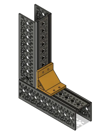 FTC Robotics Channel Corner Reinforcement Bracket by Jezza - MakerWorld