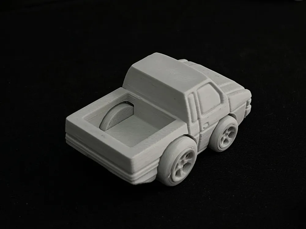 Nissan Pickup Articulated Assembly Toy Car by 雪山snow - MakerWorld
