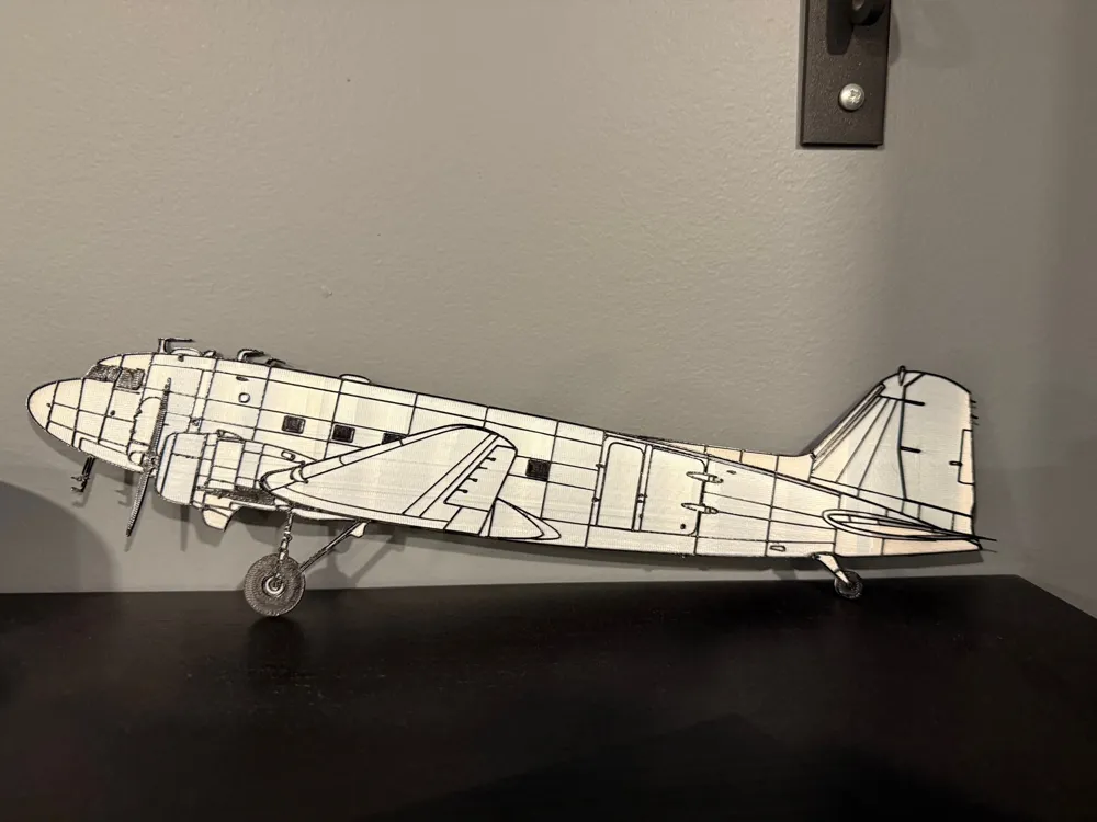 Douglas DC-3 by PDFYYC - MakerWorld