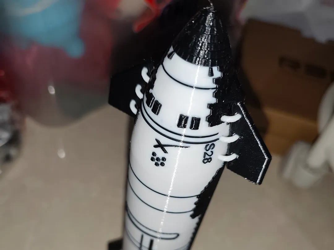 Starship S28+B10 Multicolor Version Remixed by ZtjswS - MakerWorld