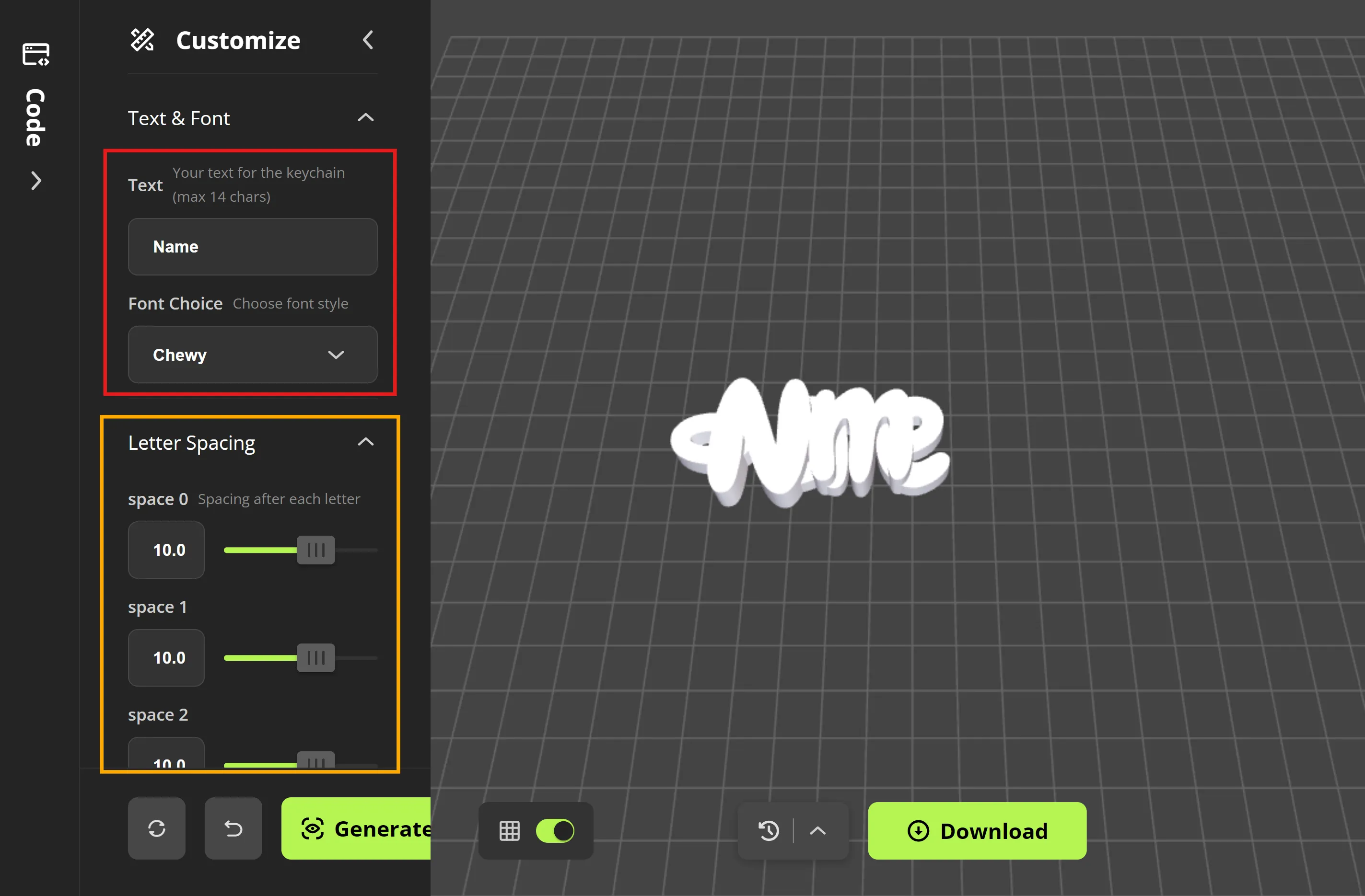 Custom Multicolour Name Keyring by Hayden Kong MakerWorld: Download Free 3D Models