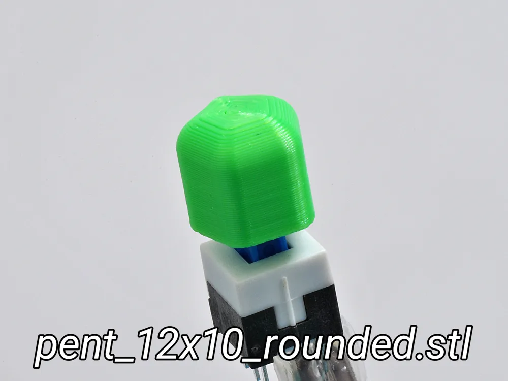 Parametric Button Caps for PCB Push Button Switch - Free 3D Print Model ...
