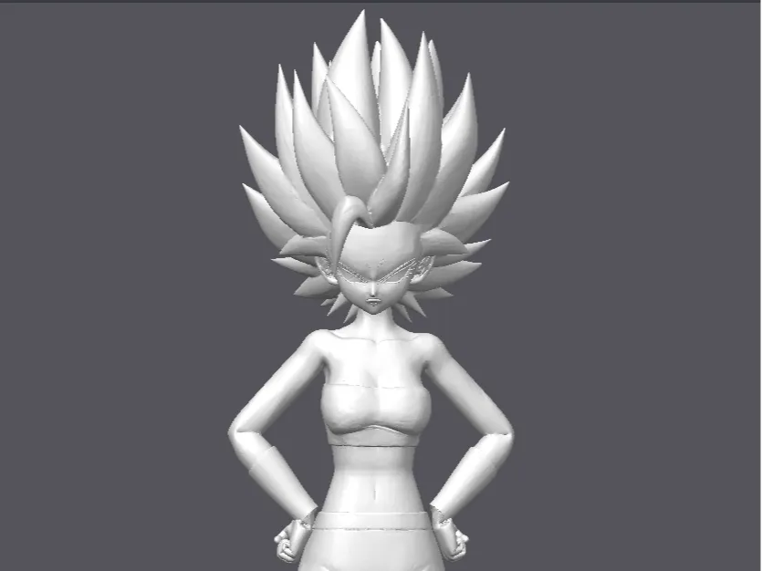 DragonBall Caulifla Super Saiyan 2 3D Model by Ryan - MakerWorld