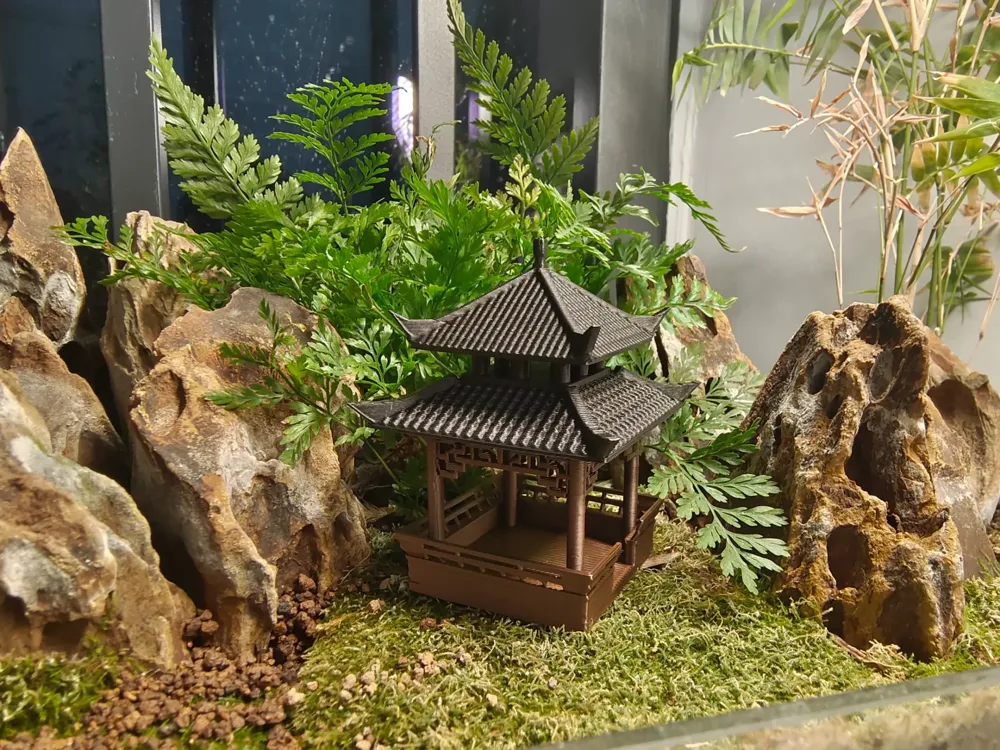 Double-Layered Octagonal Pavilion by 有糖跟我走吗（国风） - MakerWorld