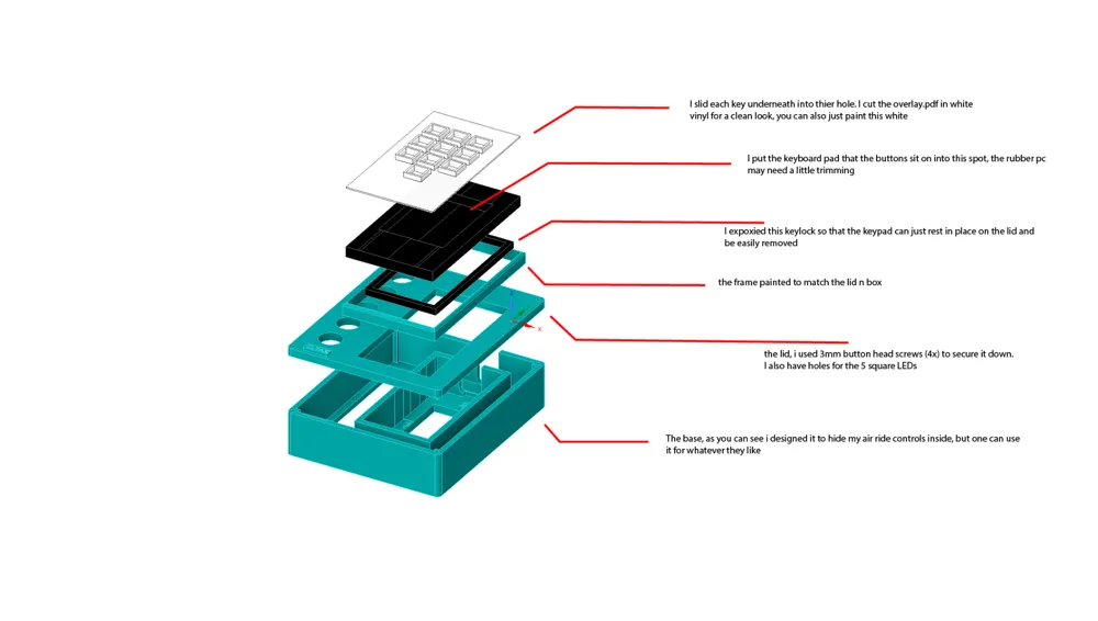My version of the Back to the Future (BTTF) Keypad by TerryB - MakerWorld