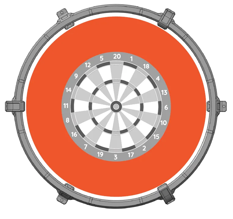 Dartboard led light & Autodarts by OMMO MakerWorld: Download Free 3D Models