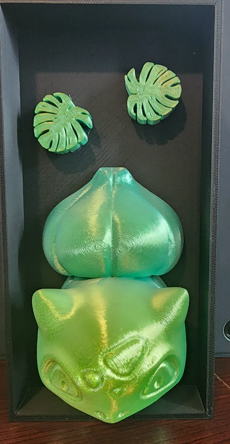 Bulbasaur Book Nook by Dagonet MakerWorld: Download Free 3D Models