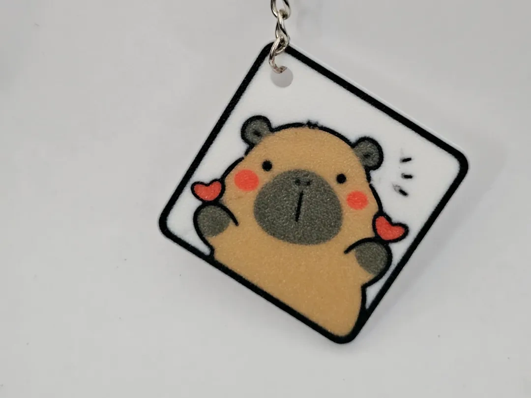Capybara Keychain (03/24) by 狂飙di小猪 - MakerWorld