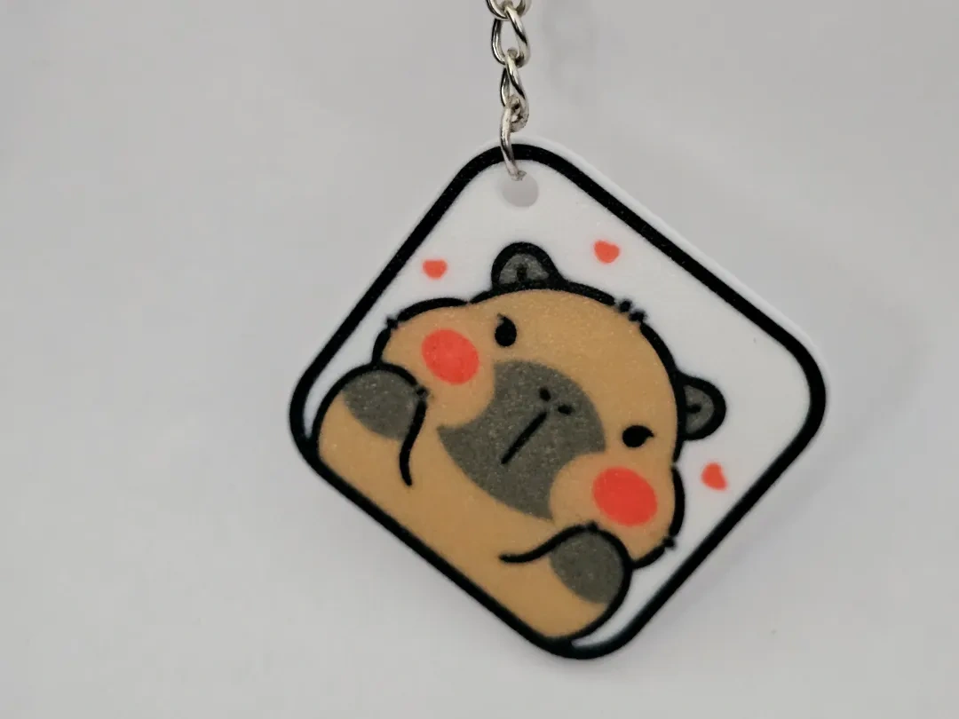 Capybara Keychain (14/24) by 狂飙di小猪 MakerWorld: Download Free 3D Models