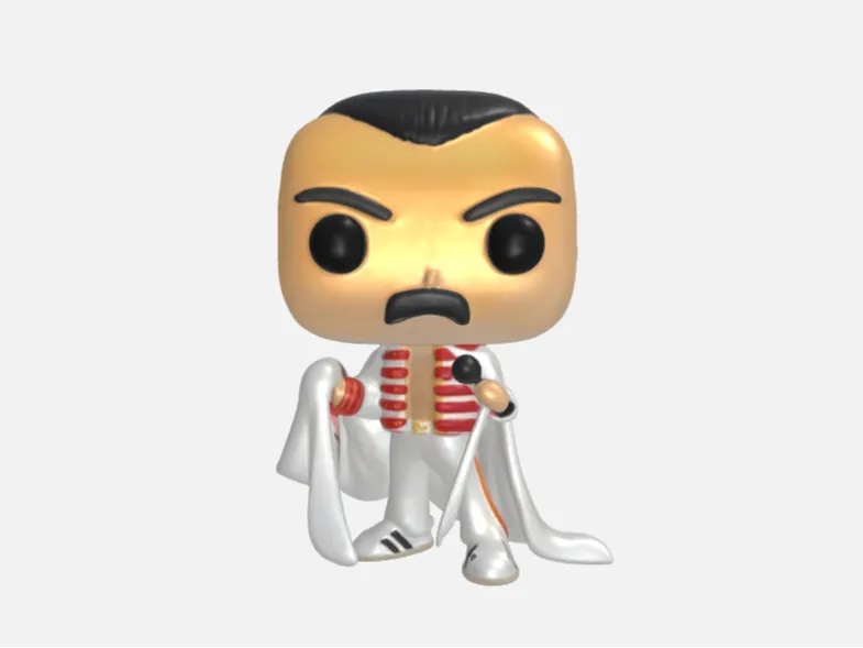 Freddie Mercury - Free 3D Print Model - MakerWorld