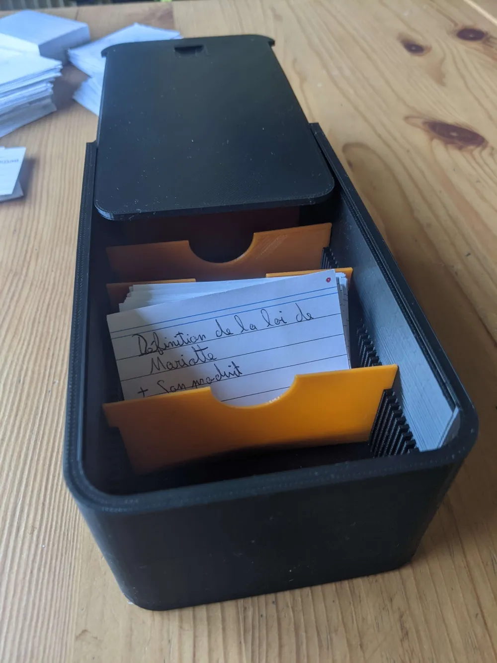 Flashcard Box - Free 3D Print Model - MakerWorld
