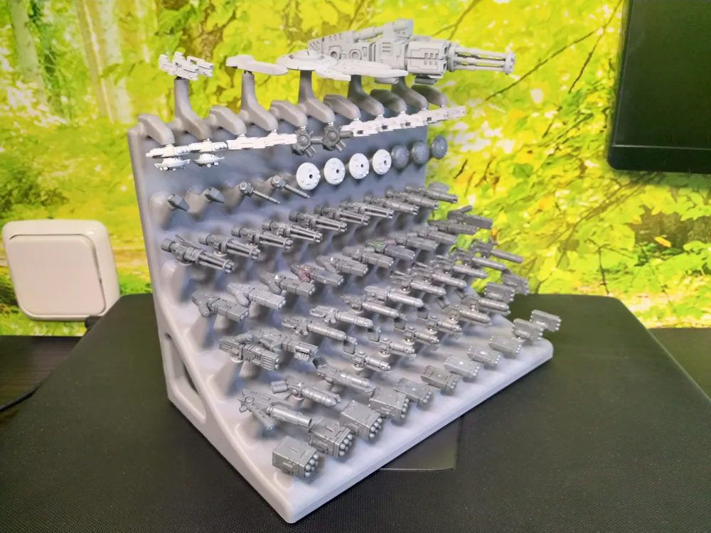 Weapon Armory Stand - Free 3D Print Model - MakerWorld