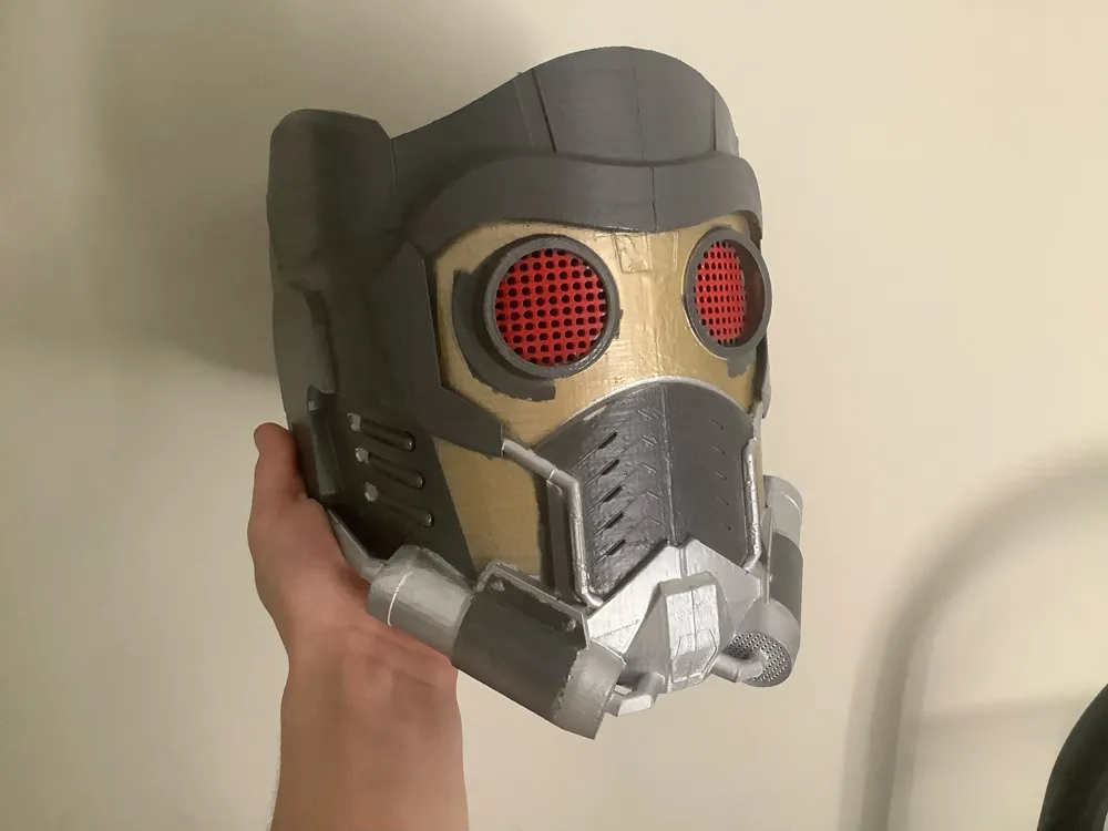 Star Lord Helmet Guardians of the Galaxy - Free 3D Print Model - MakerWorld