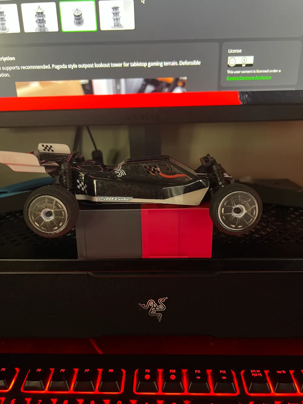 Stand for losi micro b rc car by chunga - MakerWorld