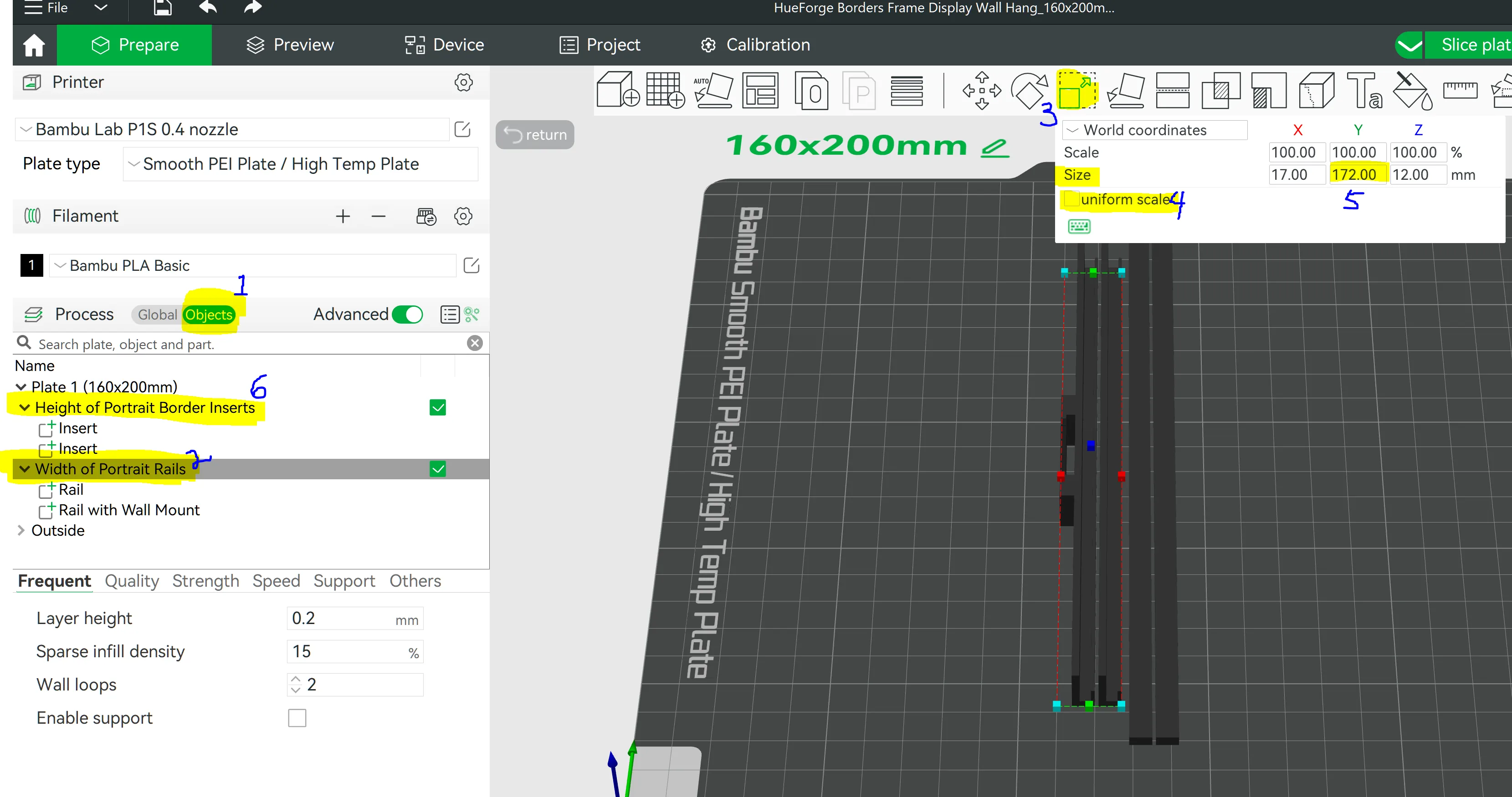Universal and Customizable HueForge Frame/Border by 3djd MakerWorld ...