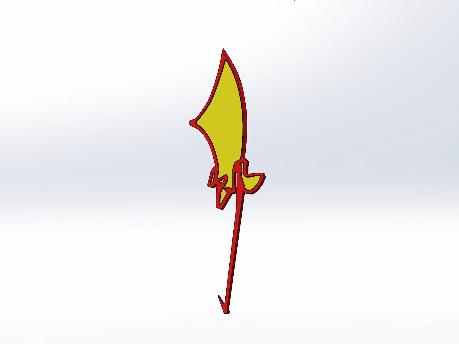 Dao Lang Artistic Calligraphy Sword Model by user_1160257160 - MakerWorld