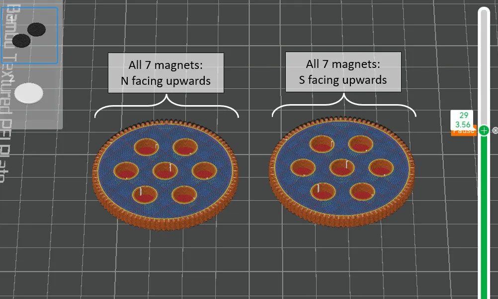Oreo Cookie Slider - magnetic fidget toy Remixed by leedyhay MakerWorld ...