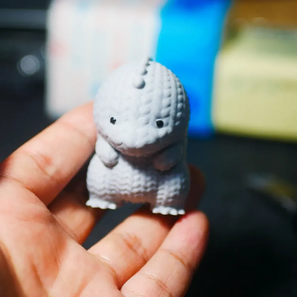Knitted Little Dinosaur by Chocobo MakerWorld: Download Free 3D Models