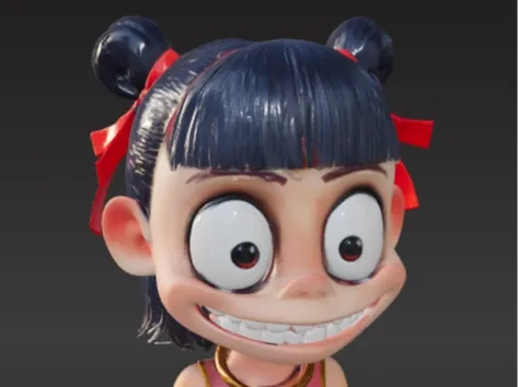 Nezha Half-Body Figurine by 可乐鸡块 - MakerWorld