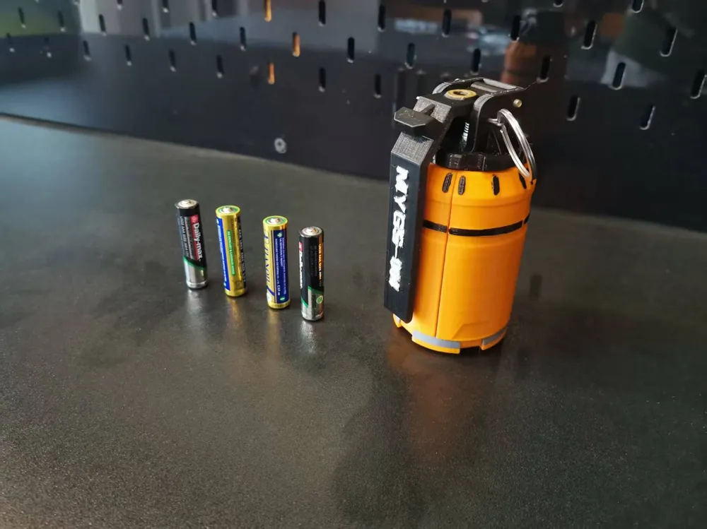 Smoke Grenade 7 Battery Storage Box Military Model Display by 蒙野骨手 ...