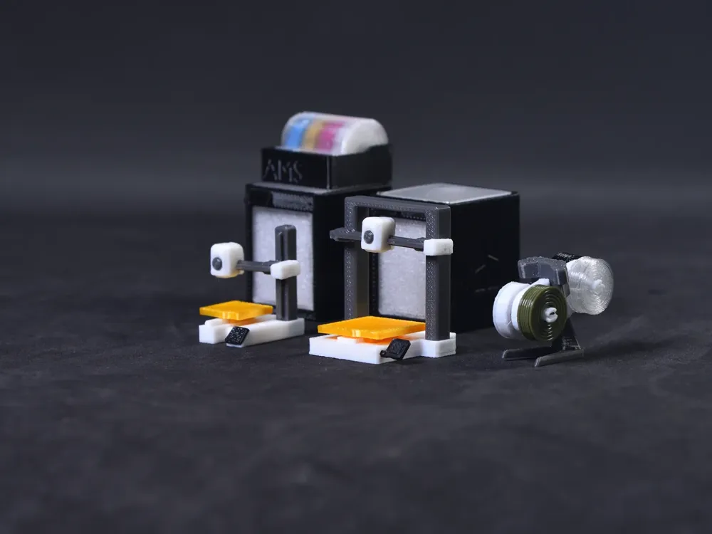 【1/15】My Workshop Miniature Series: Bambu X1 3D Printer by 腾云驾雾陈先森 ...