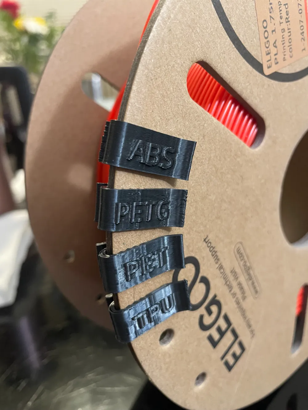 Filament Clip+Label by 4D_Printing_likecrazy - MakerWorld
