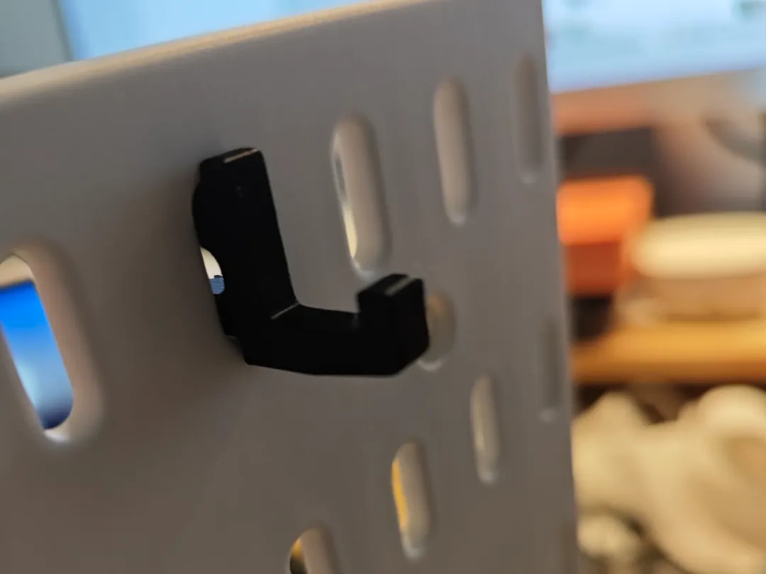 IKEA pegboard single hole small hook (IKEA pegboard accessories) by 狮子菌 ...