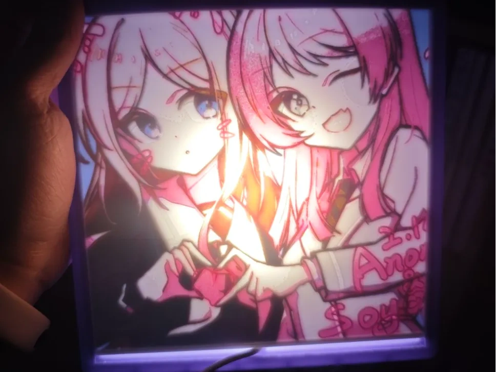 Nagasaki Suyo x Chihaya Aion Lithophane by user_3193917467 - MakerWorld