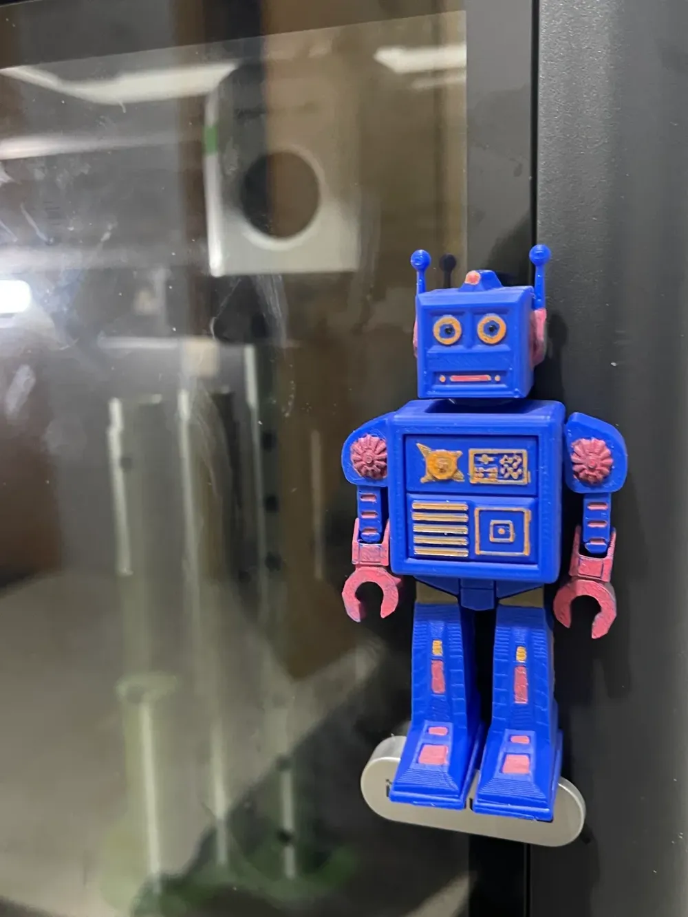 Retro Robot Refrigerator Magnet by 叉星客 - MakerWorld