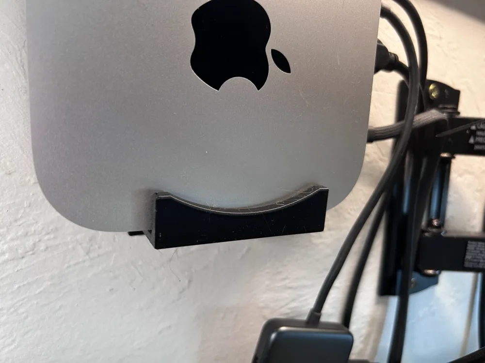 Mac Mini M4 Simple Wall mount by Otis 3D Printer - MakerWorld