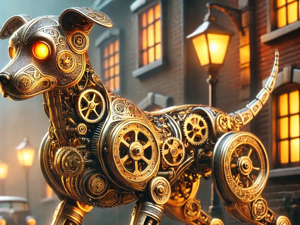 Steampunk dog by 74kk - MakerWorld