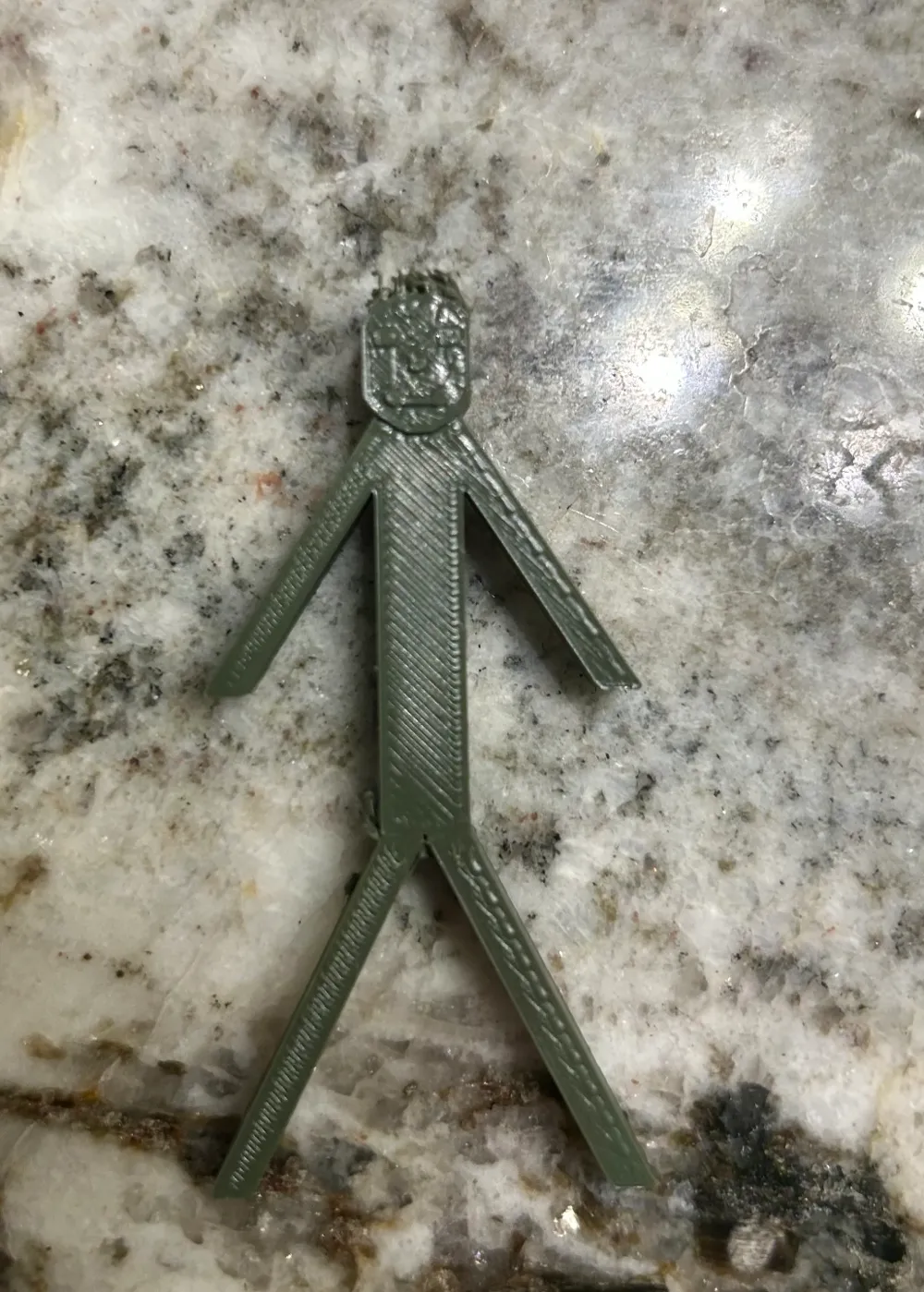 Stick man with customizable hair! - Free 3D Print Model - MakerWorld