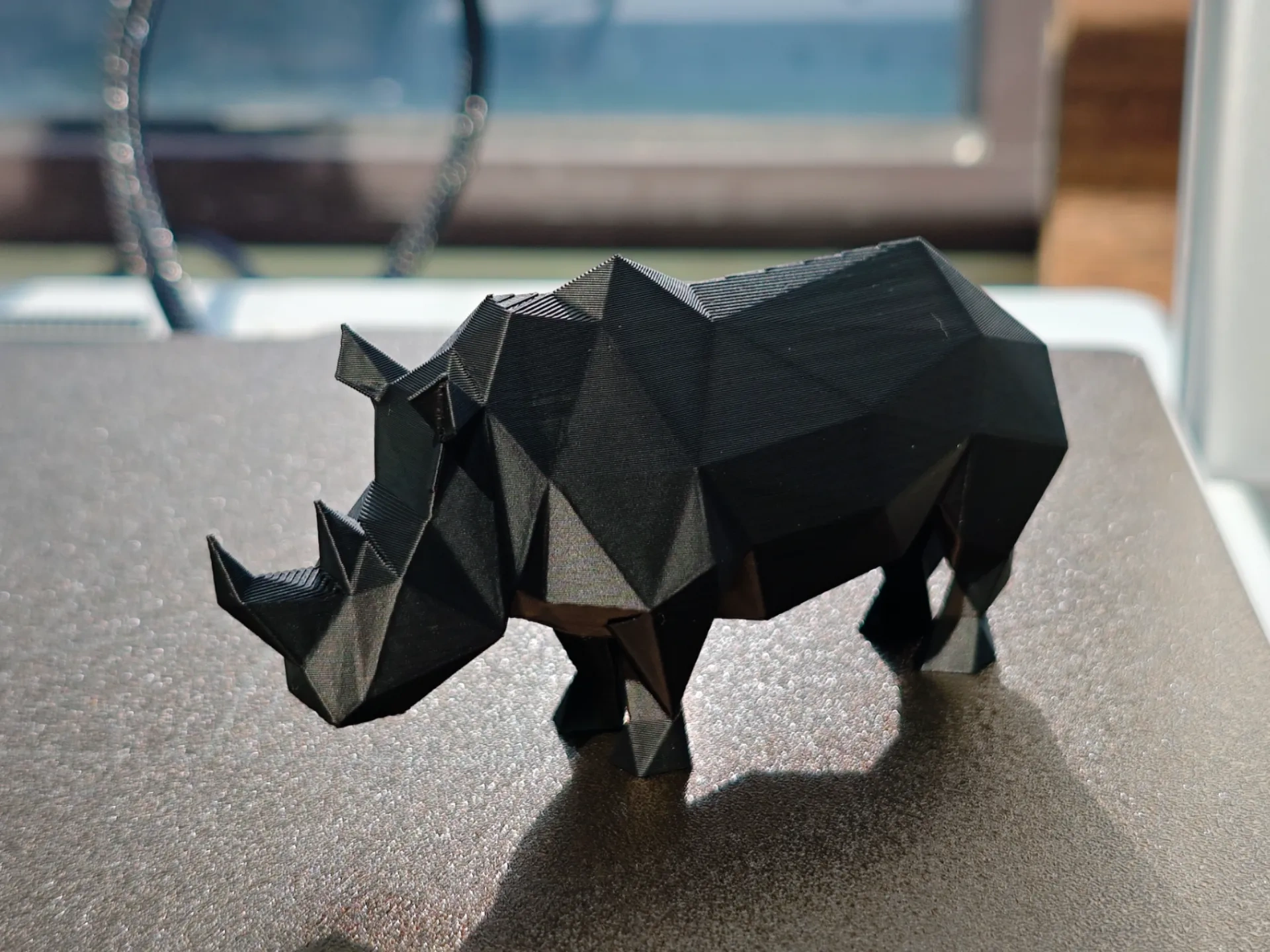 Low-poly Rhinoceros by zoedad - MakerWorld