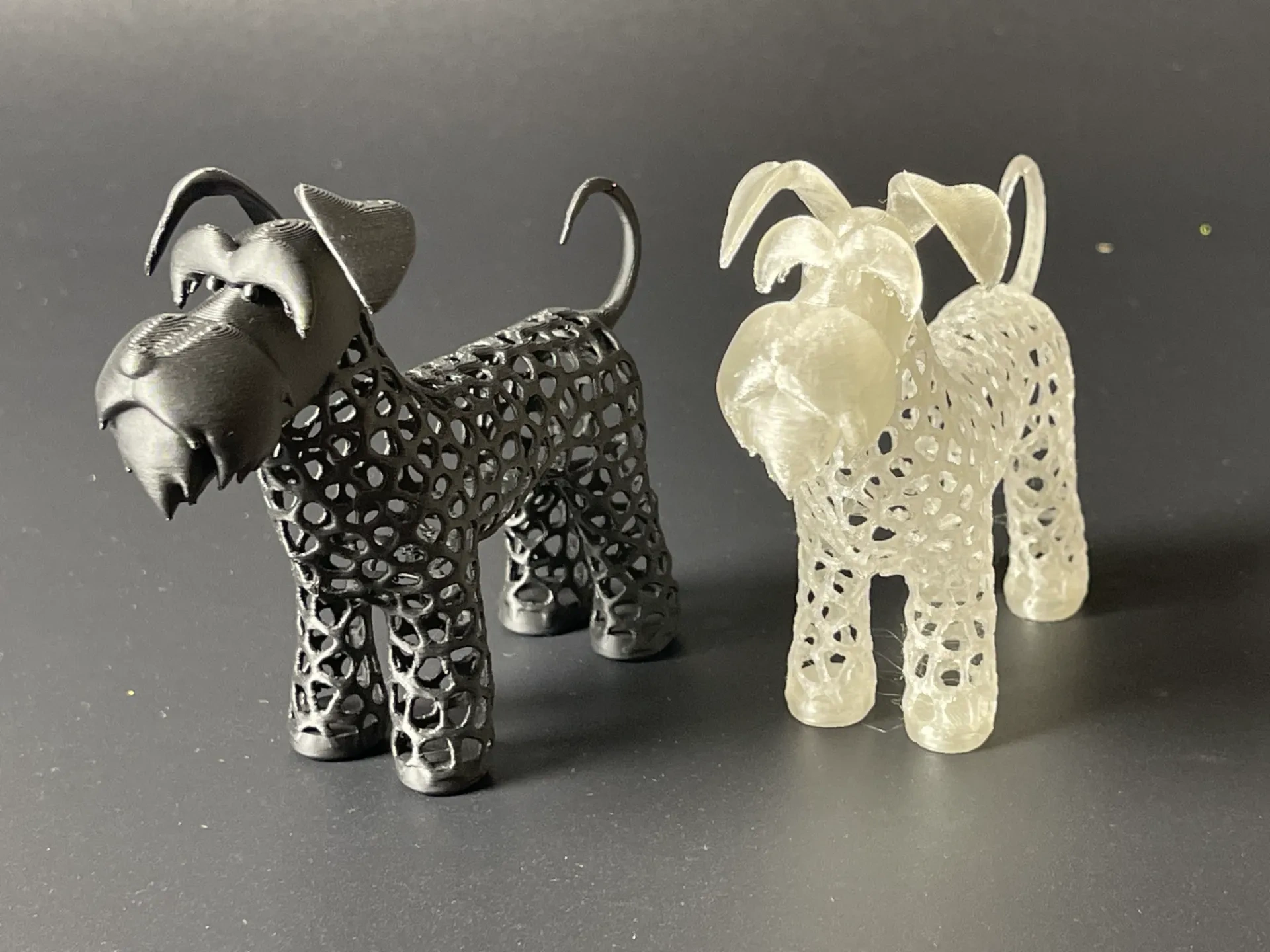 A Miniature Schnauzer Openwork Figurine by 胡子兄弟【国际站】 - MakerWorld