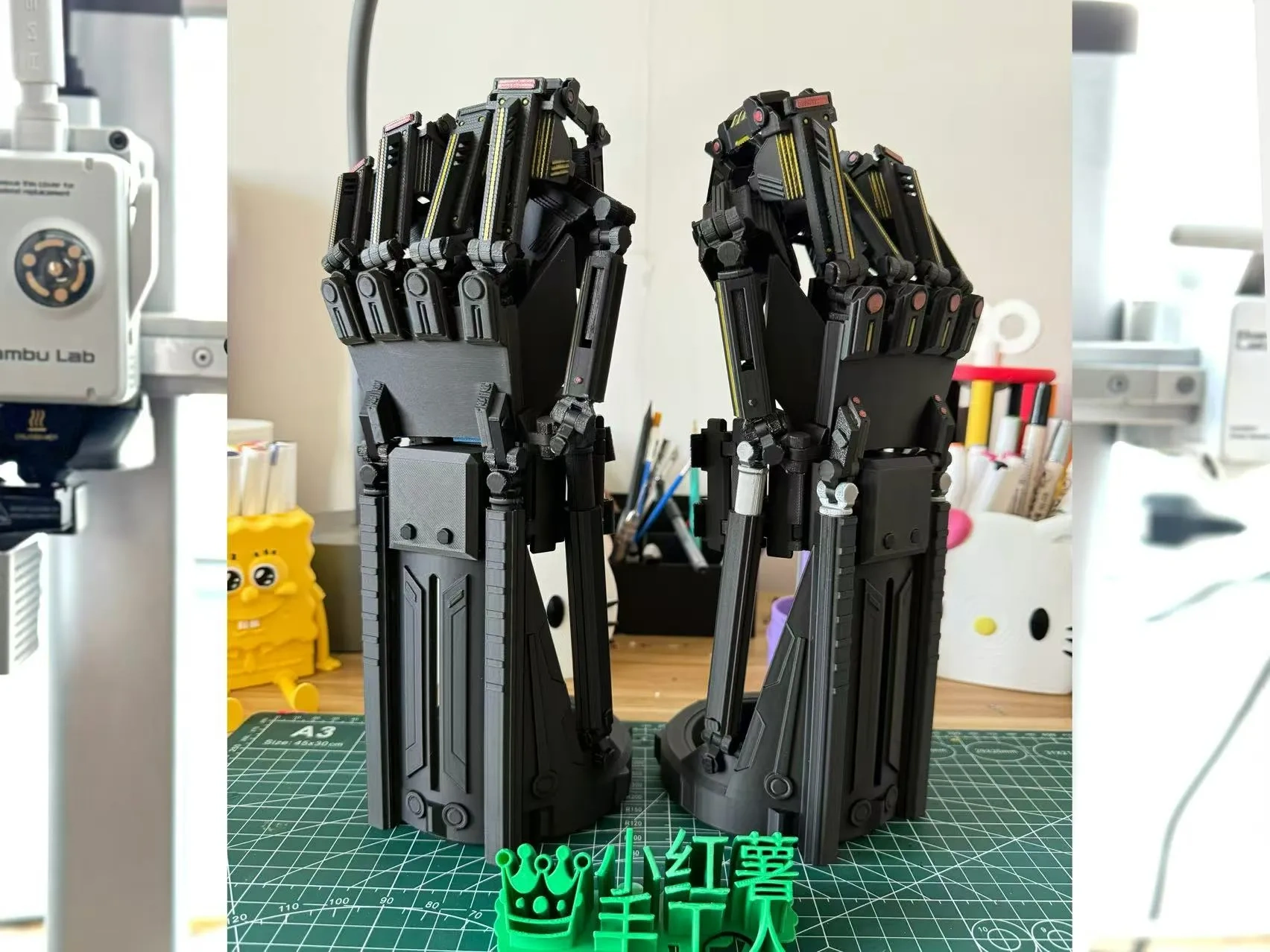 Mechanical exoskeleton arm (left hand) by 小红薯手工人 - MakerWorld