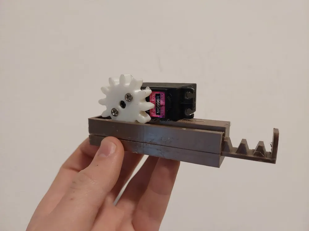 rack and pinion (Linear Servo Actuator) - Free 3D Print Model - MakerWorld