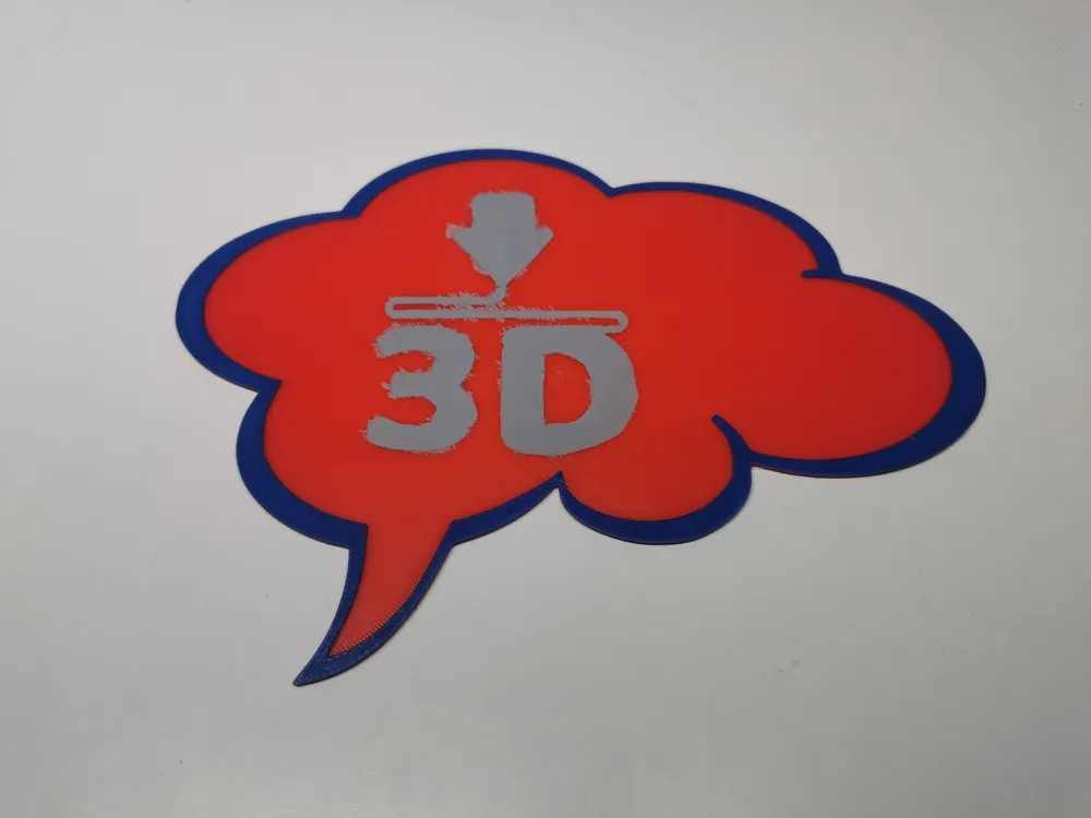 Comic Speech Bubble - Paint Your Own Text/Image by ProjektDruk3D ...