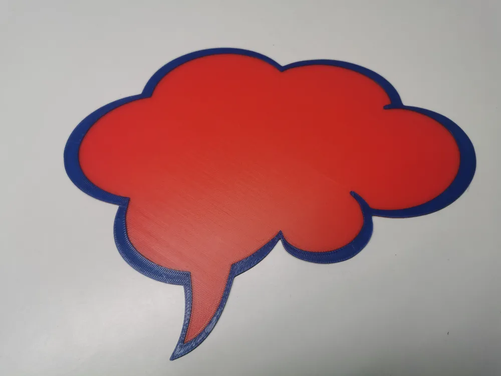 Comic Speech Bubble - Paint Your Own Text/Image by ProjektDruk3D ...