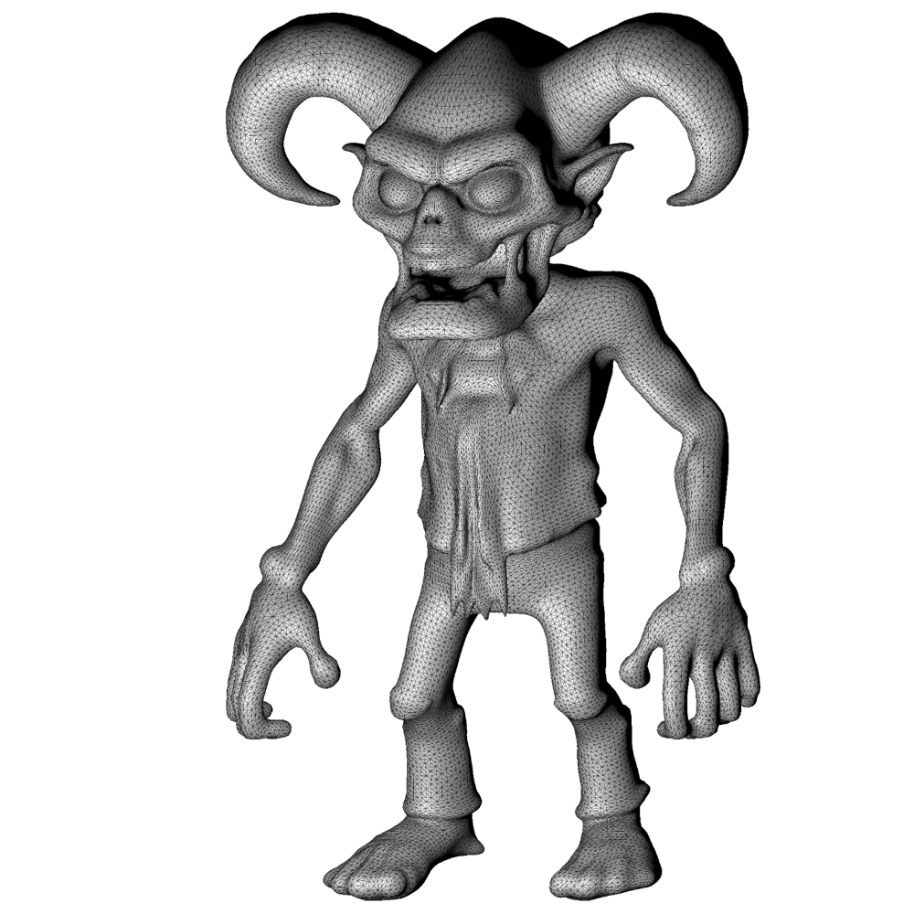 Horned Zombie Imp by Factex@Lab - MakerWorld