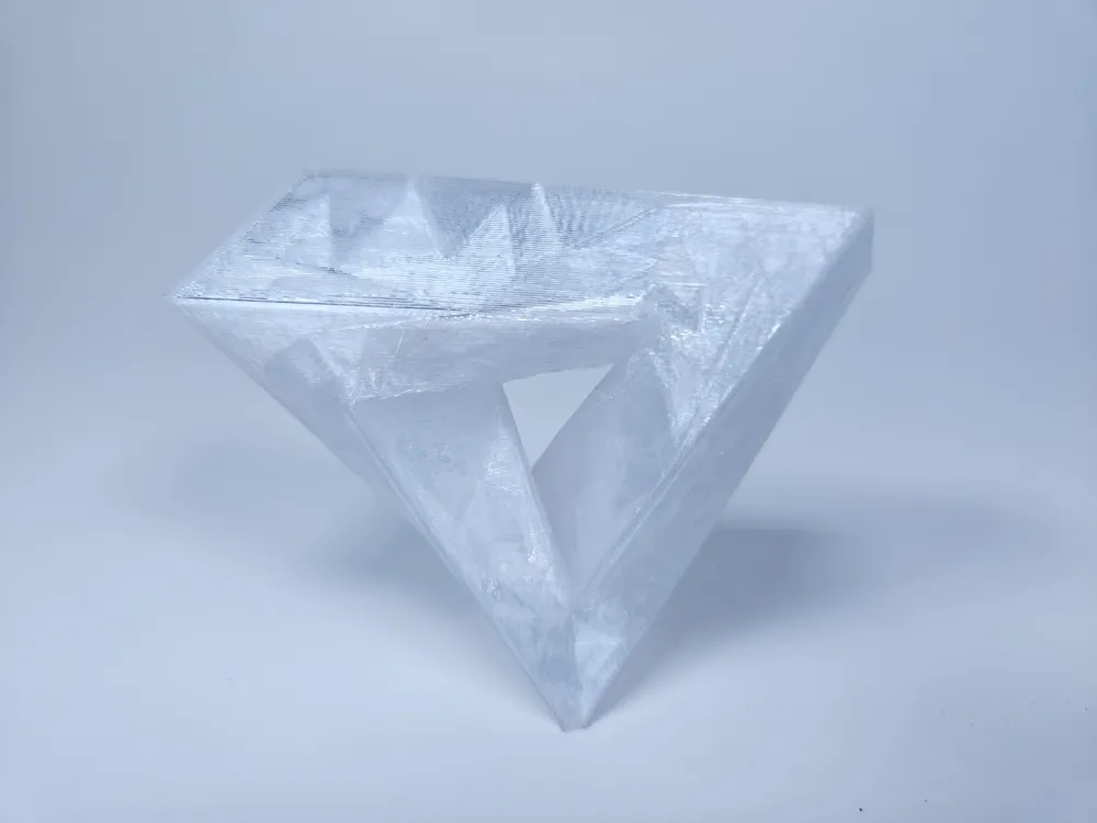 Penrose Impossible Triangle – Statue with Stand by Altron Designs ...