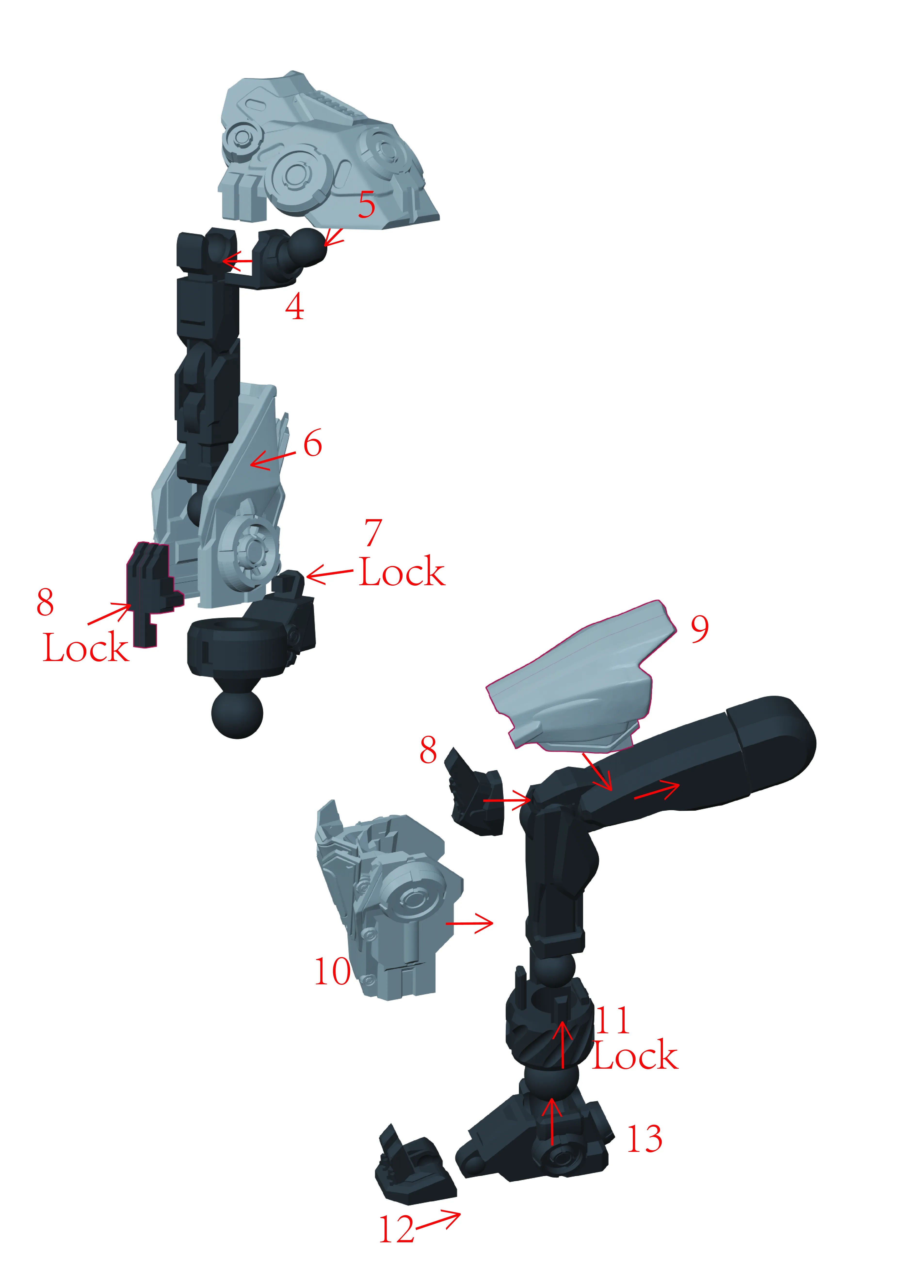 Armor Seriesfor for Dummy 13 (Kyō-Ō) - Free 3D Print Model - MakerWorld
